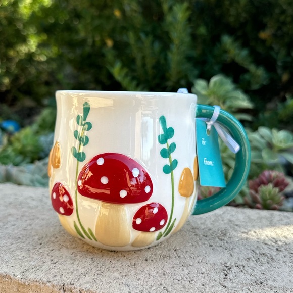 LANG | Dining | Lang Hand Painted Mushroom Mug Set Of 2 Vintage Retro ...